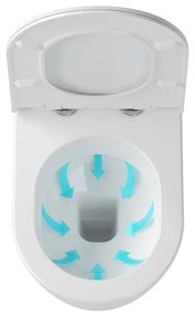 Ravak WC Uni Chrome závěsný bílý - X01516