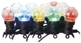 Světelný LED řetěz Bulb 5 m barevný