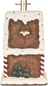 Stojan na stromek perníková chaloupka Gingerbread - 37*26*47 cm