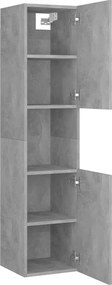 vidaXL Set koupelnového nábytku dřevotříska [3071247] Barva: Bílá