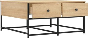 vidaXL Konferenční stolek 80 x 80 x 40 cm kompozitní dřevo [835355] Barva: dub sonoma