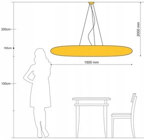 Azzardo AZ0289 - Lustr na lanku ACRYLIO 6xT5/40W/230V