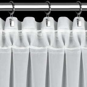 VÁNOČNÍ ZÁCLONA NA PÁSCE FLAKE 350X160 CM BÍLÁ