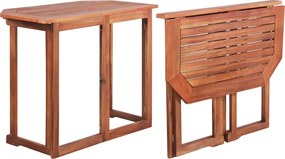 vidaXL Bistro stolek 90 x 50 x 75 cm masivní akáciové dřevo [46326] Barva: Hnědá