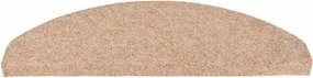Samolepicí nášlapy na schody 20 ks béžové 65x22,5x3,5 cm 3365896