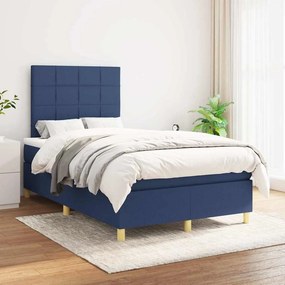 Box spring postel s matrací černá 120x190 cm textil 3269936