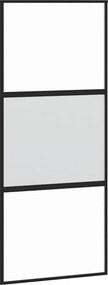 Posuvné dveře s kováním 90x205 cm tvrzeného sklo a hliník 3332951