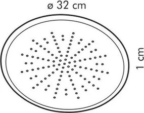 TESCOMA Forma na pizzu perforovaná DELÍCIA ø 32 cm