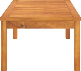 vidaXL Konferenční stolek 100 x 50 x 33 cm masivní akáciové dřevo [311833] Barva: krémová