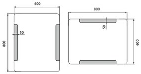 Nimco LED zrcadlo 600x800 ZP 18002