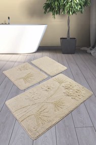 L´essentiel Maison Koupelnová předložka, Set 3 ks Orkide - Beige, Béžová