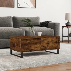 vidaXL Konferenční stolek 90x50x36,5 cm kompozitní dřevo [830814] Barva: hnědý dub