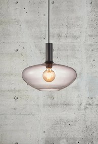 Závěsný lustr z kouřového skla Alton pro žárovku E27 ø35cm  - Nordlux