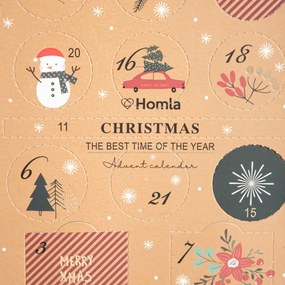 Svíčky SANTA'S SELECTIONS adventní kalendář 761089 (24 ks)