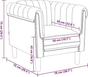 vidaXL Křeslo samet [372574] Barva: Tmavě šedá