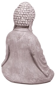 Milujeme Kameny Buddha - svícen Feng Shui - šedý