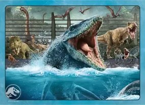 RAVENSBURGER Puzzle Jurský svět 4 v 1 / 4×100 dílků