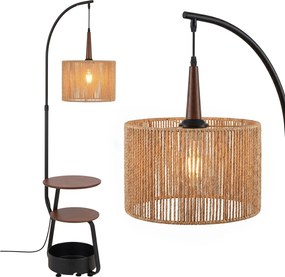 Toolight Toolight, stojací lampa, G156-1F, přírodní hnědá-černá, OSW-06413