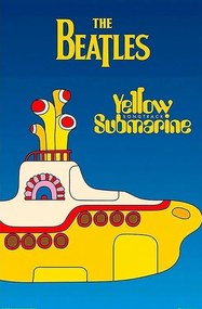 Plakát, Obraz - Beatles - yellow submarine, (61 x 91.5 cm)