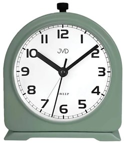 JVD Ručkový analogový netikající kovový budík JVD SRP2221.2