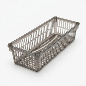 Orion Úložný koš, box a organizér extra hluboký 50cm x 20cm INVA, kouřový