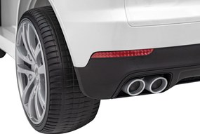 Ramiz Elektrické autíčko Porsche Cayenne S na baterie pro děti bílý lak SUV + dálkové ovládání