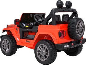 Elektrické autíčko Jeep Wrangler Rubicon LIFT oranžové