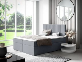Eka Kontinentální čalouněná postel LINA - Trinity (90x200 cm) Barva látky Trinity: Šedá (Trinity 2314)