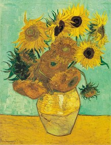 Vincent van Gogh - Obrazová reprodukce Slunečnice, (30 x 40 cm)