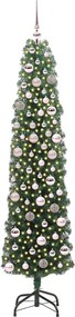 Umělý vánoční stromeček Zelená 180 cm PVC, ocel a plast 3394945