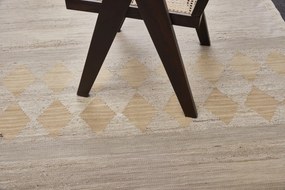 Diamond Carpets India, Ručně vázaný kusový koberec Angelo DESP P116 Pastel Brown Mix, 140x200, béžová, chodba / předsíň