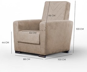 Sedací sestava ANASTAZIA 3+1+1 | rozkládací + úložný prostor | VÝBĚR TKANIN | 2 polštářky v ceně