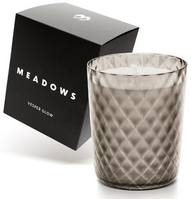 MEADOWS Vonná svíčka Meadows Vesper Glow 200 g, šedá barva, sklo, vosk