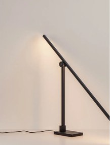 Matně černá kovová LED stolní lampa s ohybatelnou konstrukcí/stmívatelná (výška 47 cm) Tenso – Nova Luce