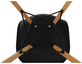 Kondela Židle, černá/buk, CINKLA 3 NEW