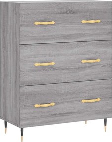 Skříň highboard šedá sonoma 69,5 x 34 x 180 cm kompozitní dřevo 3195833