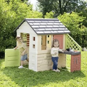 SMOBY Domeček Life Nature s kuchyní / od 2 let