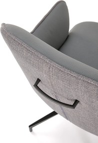 Otočné jídelní křeslo K527 popelavě šedé