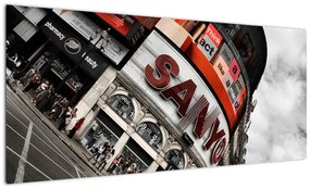 Londýnská ulice - obraz (100x40cm)