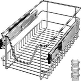 Výsuvný koš do skříňky sada 3 ks 30cm šířka skříňky vnější rozměr