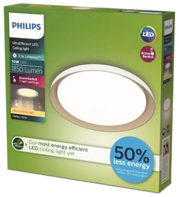 Philips - LED Stmívatelné stropní svítidlo PEBBLO LED/10W/230V 2700K bílá