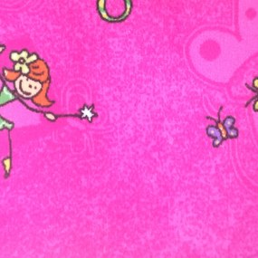 Dětský koberec Taniny 5230 růžový Šíře role: 4 m