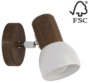 Spot-Light | Spot-Light DO2225156 - Nástěnné bodové svítidlo NEL 1xE27/15W/230V ořech | SP0919