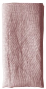 TULULUM Lněná utěrka - pudrová, 44 x 66 cm