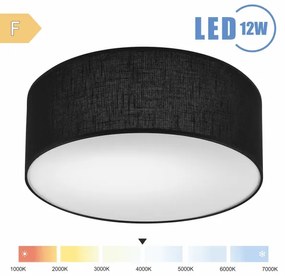 Brilagi - LED Stropní svítidlo SIRIJA LED/12W/230V pr. 35 cm černá