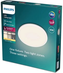 Philips- LED Stmívatelné stropní svítidlo OZZIET SCENE SWITCH LED/18W/230V 2700K