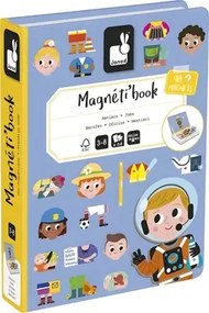 JANOD Magnetibook Povolání / Magnetická knížka / 48 magnetických dílků