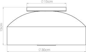 Sollux Lighting Stropní svítidlo OMIQ šalvějové