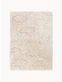 Ručně tkaný dětský koberec se strukturovaným povrchem Clouds, pratelný