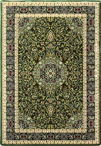BE Koberec Anatolia 5858 GREEN - zelený obdélníkový Rozměr: 70x100 cm